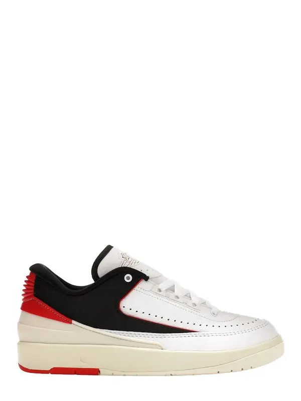 JORDAN 2 Retro Low Chicago Twist Sneakers - White/university Red/black