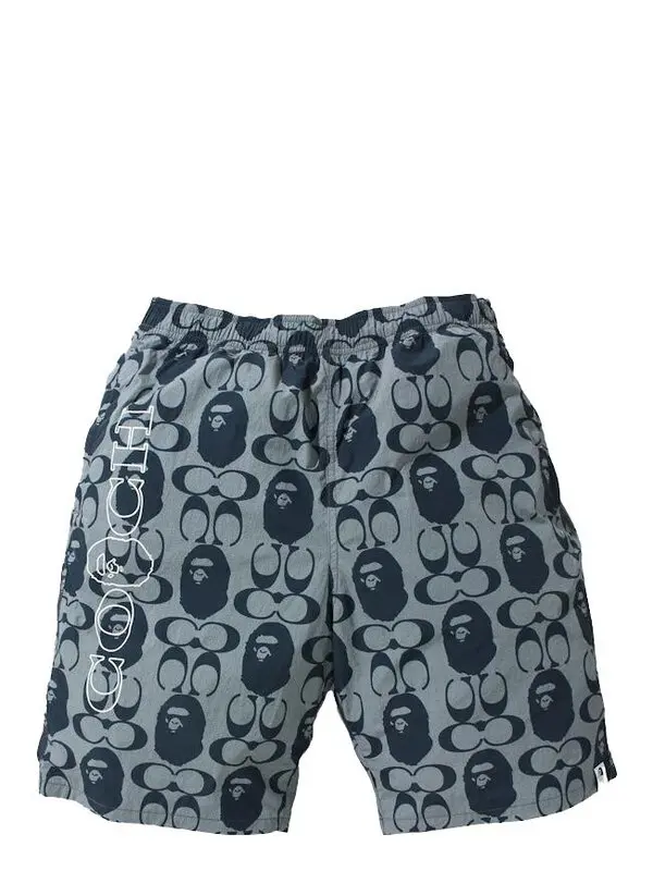 BAPE X Coach Shorts - Navy Blue