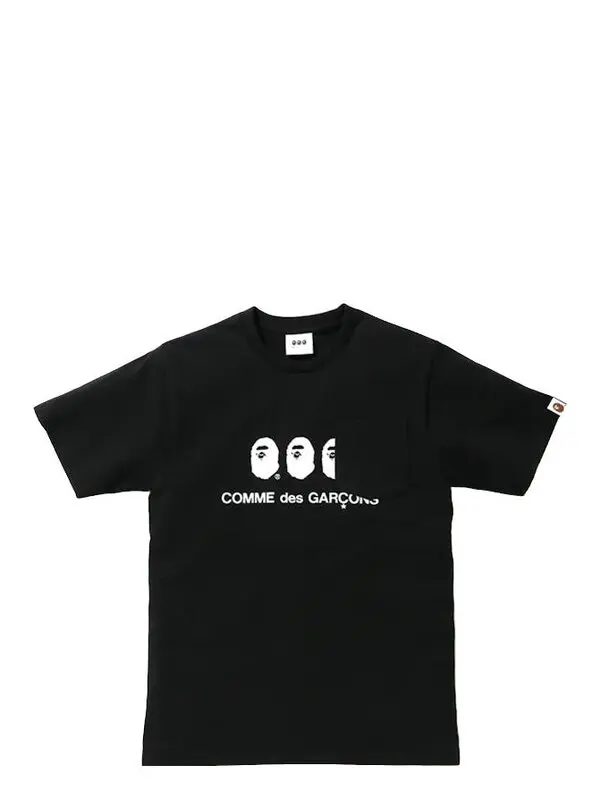 A BATHING APE X Cdg Osaka Pocket Tee Shirt - Black