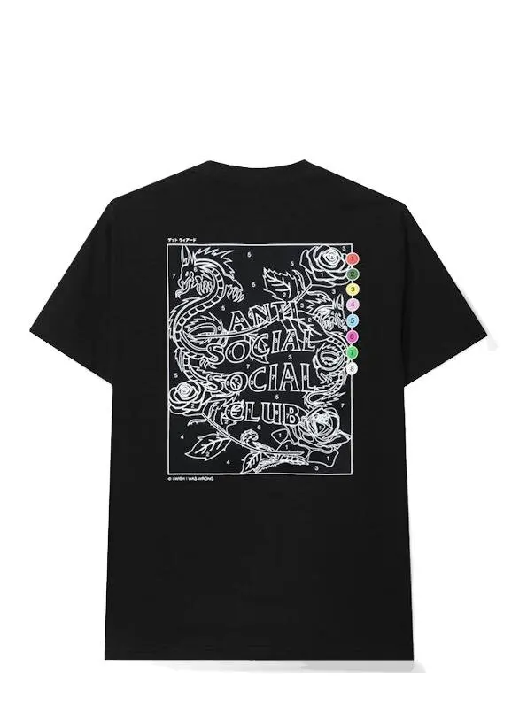 ANTI SOCIAL SOCIAL CLUB Up To You Tee Shirt - Black