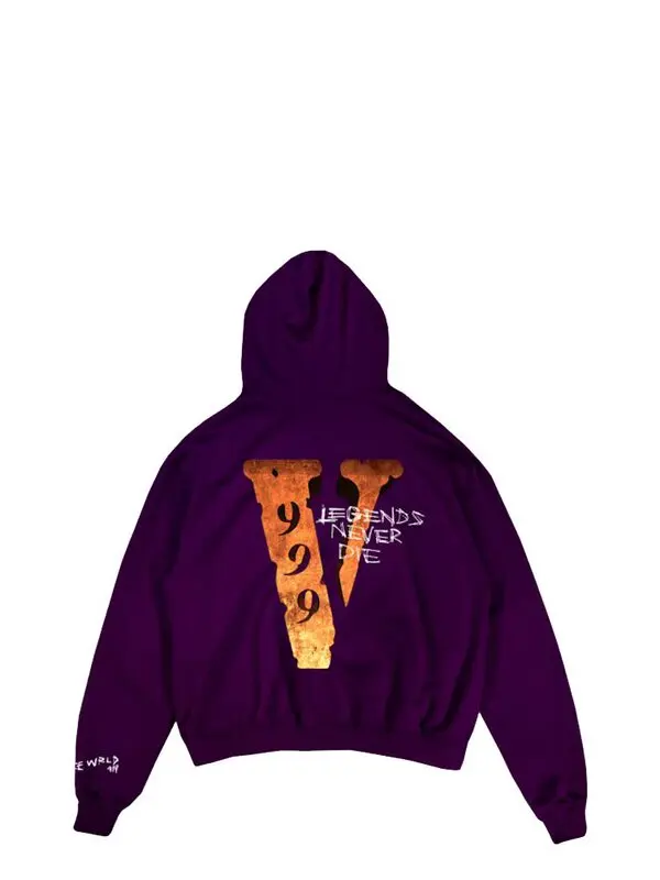 JUICE WRLD X Vlone Legends Never Die Hoodie - Purple