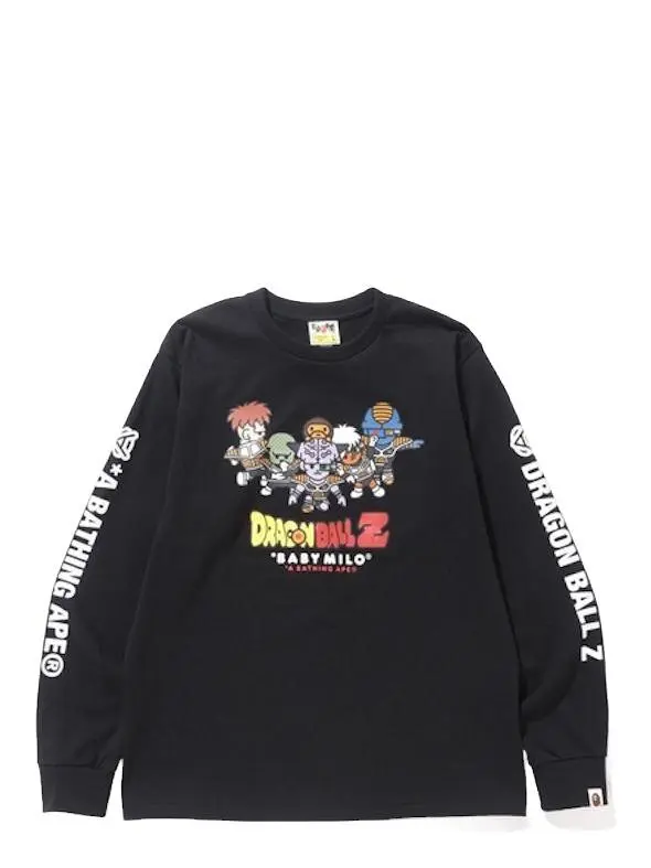 A BATHING APE X Dragon Ball Zlong Sleeve Tee Shirt 2 - Black