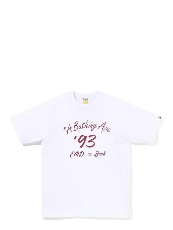 A BATHING APE X End. Bowling #2 Tee Shirt - White