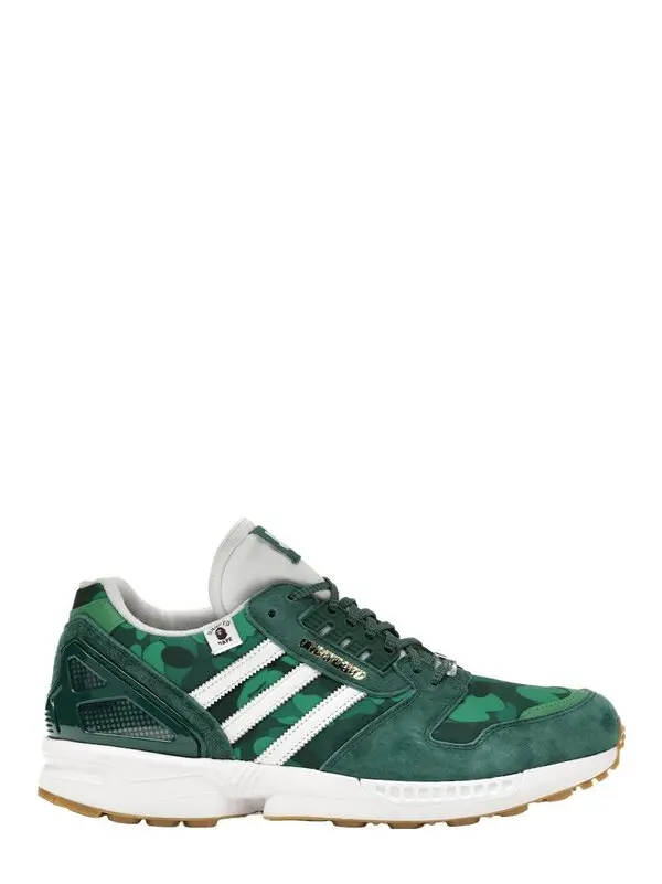 Adidas Zx 8000 Bape Undefeated Sneakers - Green/white