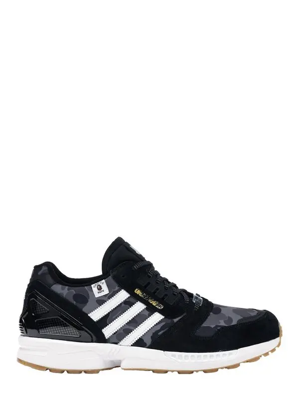 Adidas Zx 8000 Bape Undefeated Sneakers - Black/white