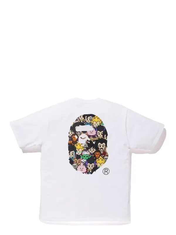 A BATHING APE X Dragon Ball Z Ape Head Tee Shirt - White
