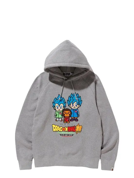 BAPE X Dragonball Super Son Goku & Vegeta Hoodie - Grey