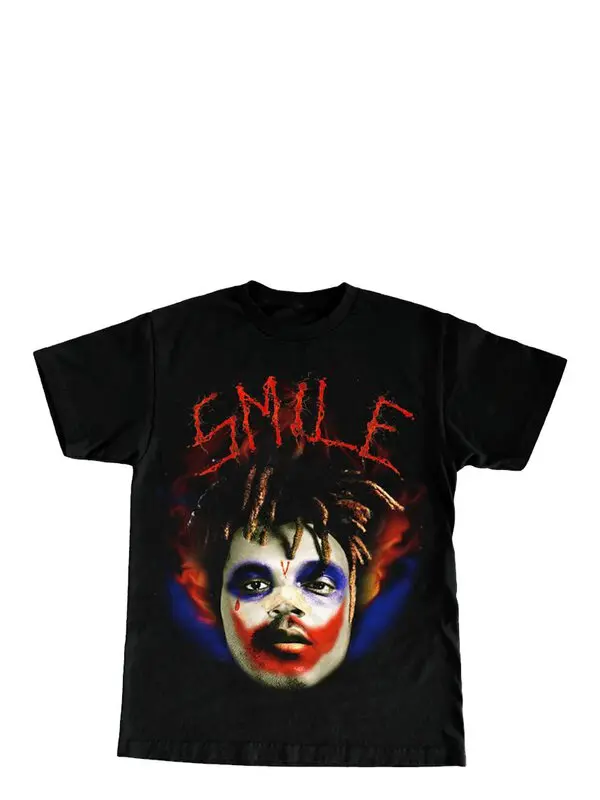 JUICE WRLD X Xo X Vlone Joker Tee Shirt - Black