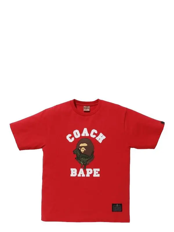A BATHING APE X Coach Rexy Tee Shirt - Red