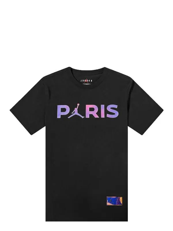 JORDAN X Paris Saintgermain Tee Shirt - Black