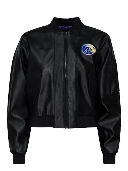 JORDAN X Paris Saintgermain Bomber Jacket - Black/psychic Purple