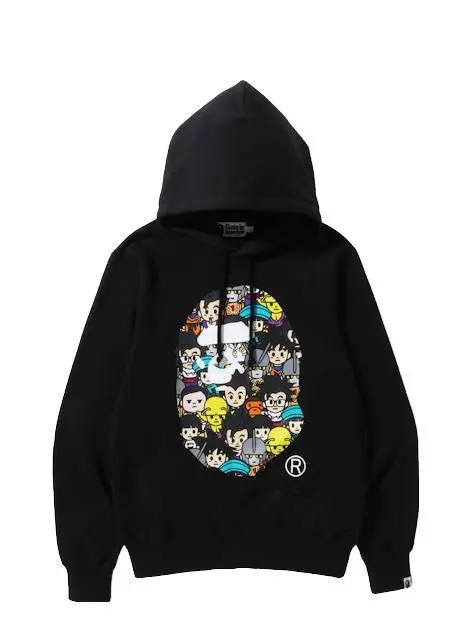 A BATHING APE X Dragon Ball Super Ape Head Pullover Hoodie - Black