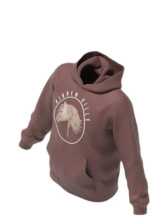 DRAKE Hidden Hills Horse Hoodie - Brown