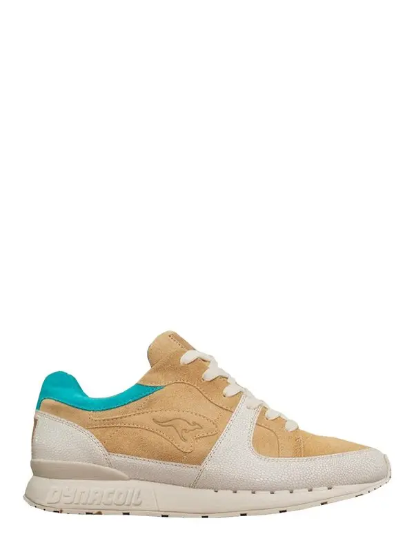 KANGAROOS Coil R1 Hanon Moonshine Sneakers - Tan/beige/teal