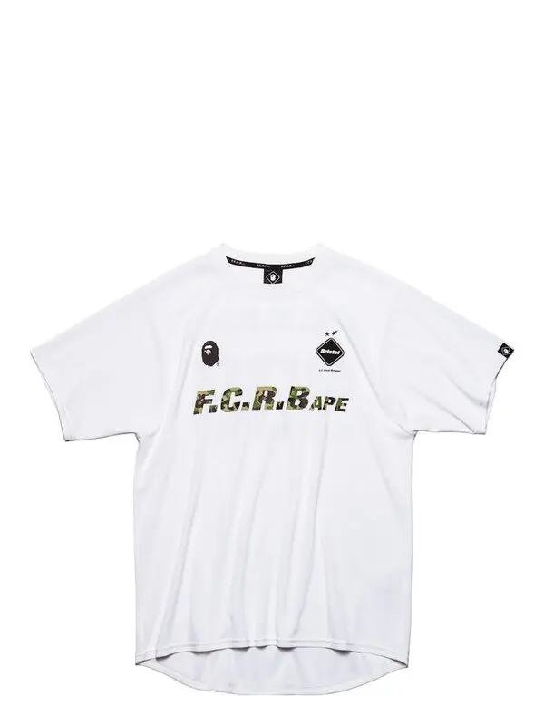 A BATHING APE X F.c.r.b. 938 Team Tee Shirt - White