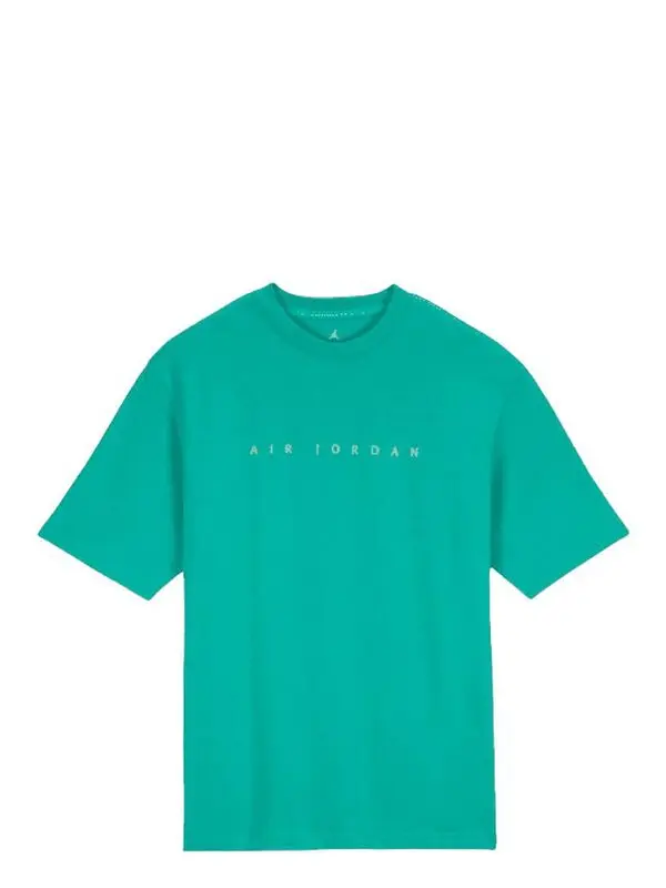 JORDAN X Union Mj Short Sleeve Tee Shirt - Kinetic Green/white