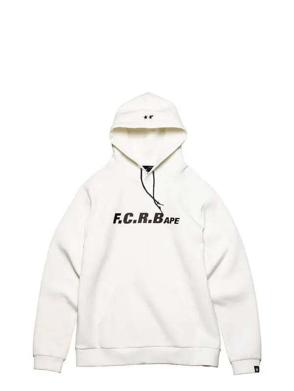 A BATHING APE X F. C. R. B. Team Hoodie - White