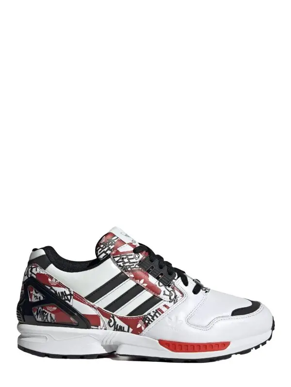 Adidas Zx 8000 Atmos Graffiti Sneakers - Footwear White/core Black/active Red