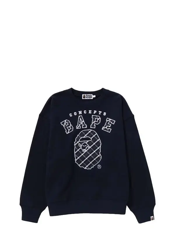 BAPE X Concepts Crewneck Sweatshirt - Navy Blue