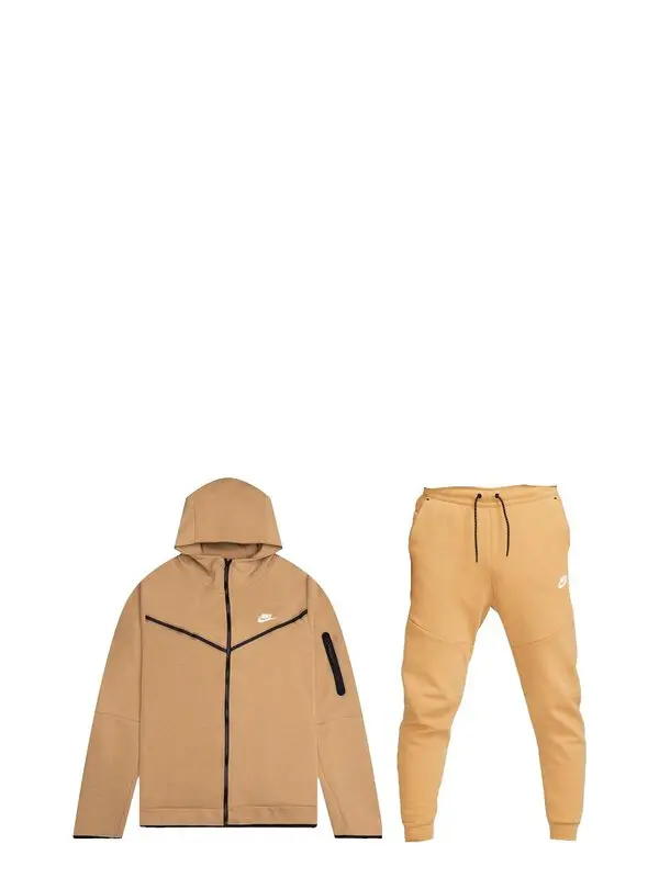 Nike Sportswear Tech Fleece Hoodie & Joggers Set - Elemental Gold/sail