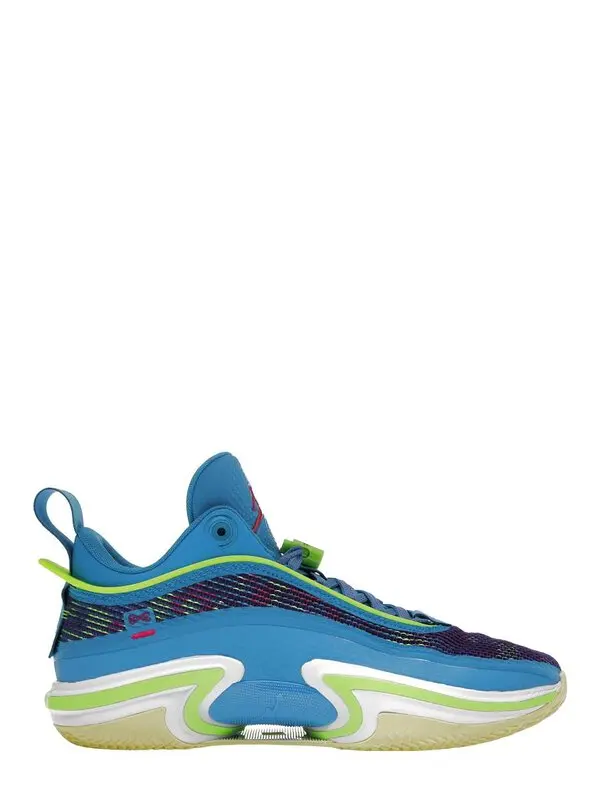 JORDAN 36 Low Luka Doncic Pe Sneakers - Laser Blue/electric Green/electro Purple