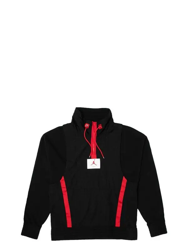 JORDAN X Union Nrg Vault Aj Flight 1/2 Zip Jacket - Black