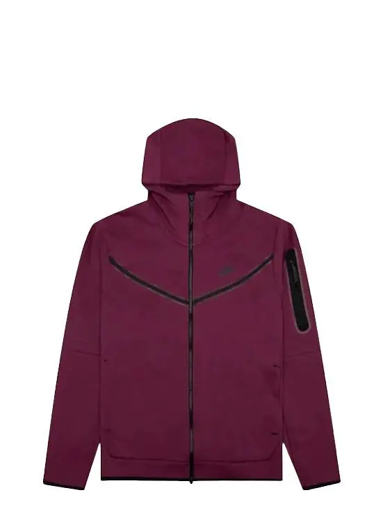 Nike Sportswear Tech Fleece Fullzip Hoodie - Rosewood/black