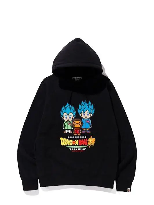 BAPE X Dragonball Super Son Goku & Vegeta Hoodie - Black
