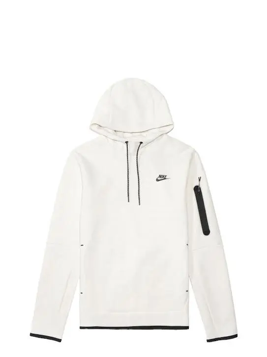 Nike Sportswear Tech Fleece Hoodie - Off White/cream/phantom Black