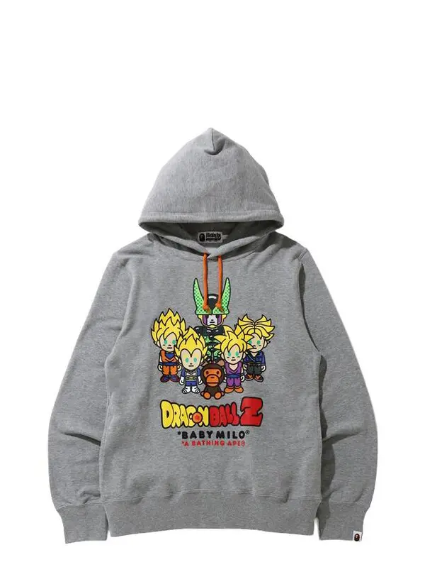 A BATHING APE X Dragon Ball Z Pullover Hoodie - Gray