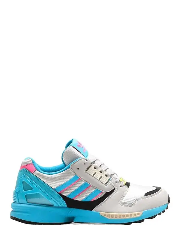 Adidas Zx 8000 Atmos Gsnk Tj Sneakers - Grey/cyan/hot Pink