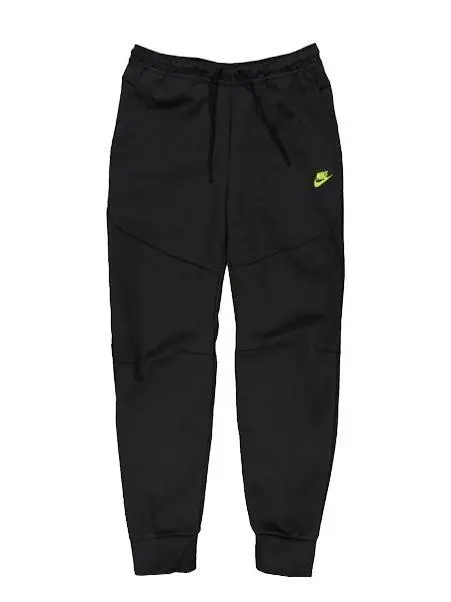 Nike Tech Fleece Sweatpants - Black/volt
