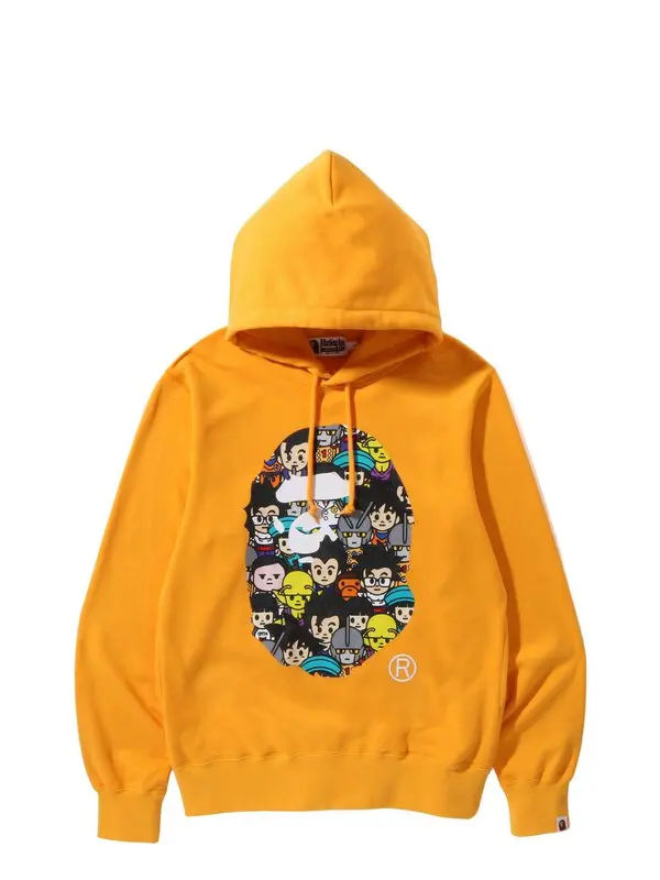 A BATHING APE X Dragon Ball Super Ape Head Pullover Hoodie - Orange