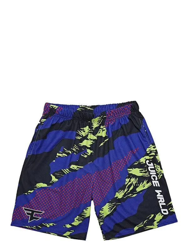 JUICE WRLD X Faze Clan Mesh Shorts - Multicolor