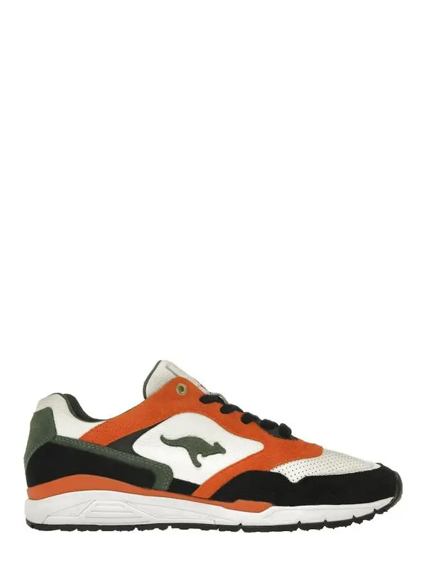 KANGAROOS Ultimate Jagermeister Lace-up Sneakers - White/orange/black