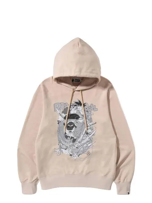 BAPE X Dragon Ball Z Pullover Hoodie - Beige