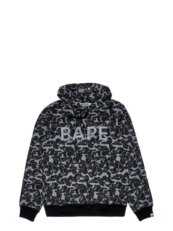 BAPE X Dover Street Market Camo Swarovski Pullover - Black