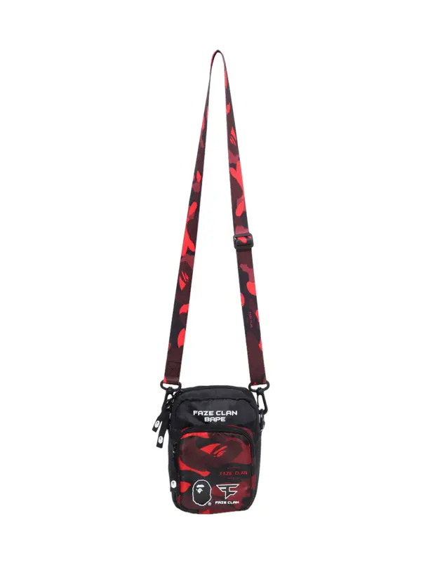 A BATHING APE X Faze Clan Gadget Pouch - Red