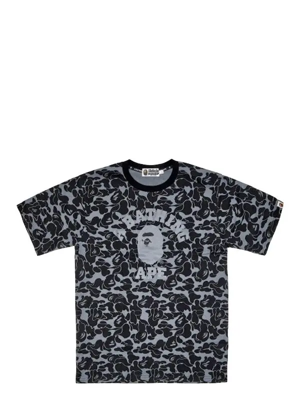 A BATHING APE X Dover Street Market Special Camo College T-shirt - Black