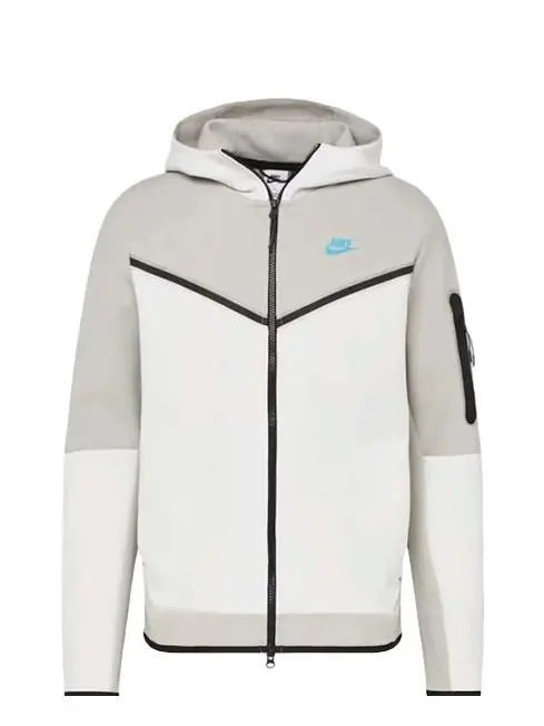 Nike Sportswear Tech Fleece Hoodie - Light Iron Ore/summit White/baltic Blue
