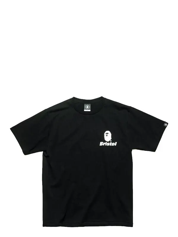 A BATHING APE X F.c.r.b. Back Emblem Tee Shirt - Black