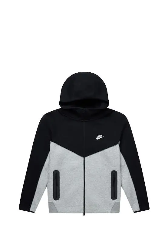Nike Sportswear Tech Fleece Windrunner Fullzip Hoodie - Dark Grey Heather/black/white