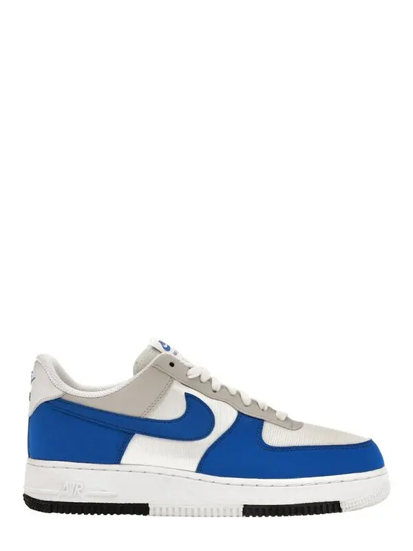 Nike Force 1 Low '07 Lv8 Time Warp Royal Sneakers - Summit White/game Royal/neutral Grey