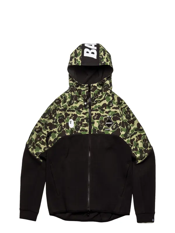 BAPE X F.c.r.b. Ventilation Hoodie - Black