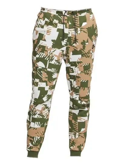 Nike Sportswear Tech Fleece Jogger Pants - Light Bone/rough Green/black Camo