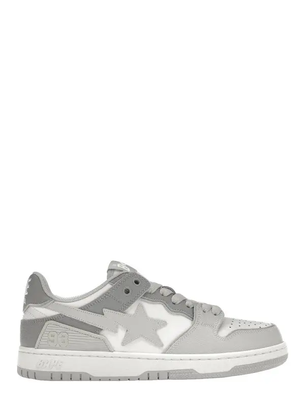 A BATHING APE Sk8 Sta #5 - White/grey