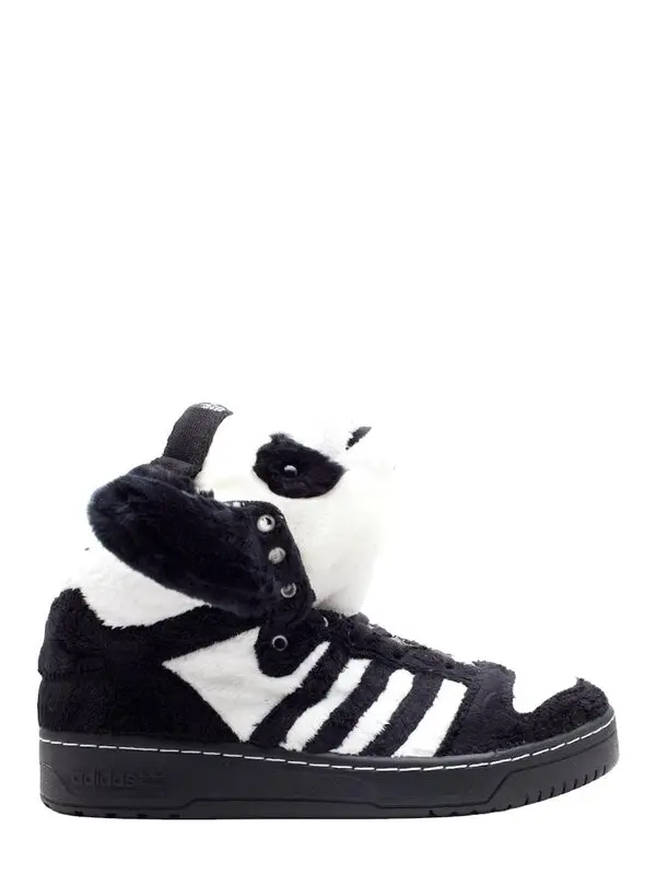 Adidas Js Wings Panda Bear Sneakers - White/black