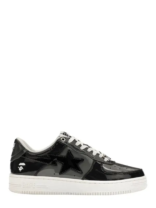 BAPE A Bathing Ape Sta Low Top Sneakers - Camo Black