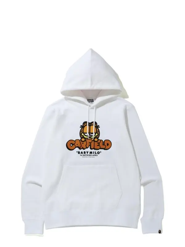 BAPE X Garfield Pullover Hoodie - White