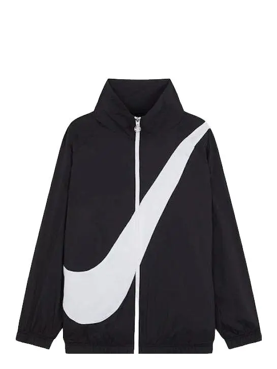 Nike Sportswear Swoosh Woven Jacket - Black/white